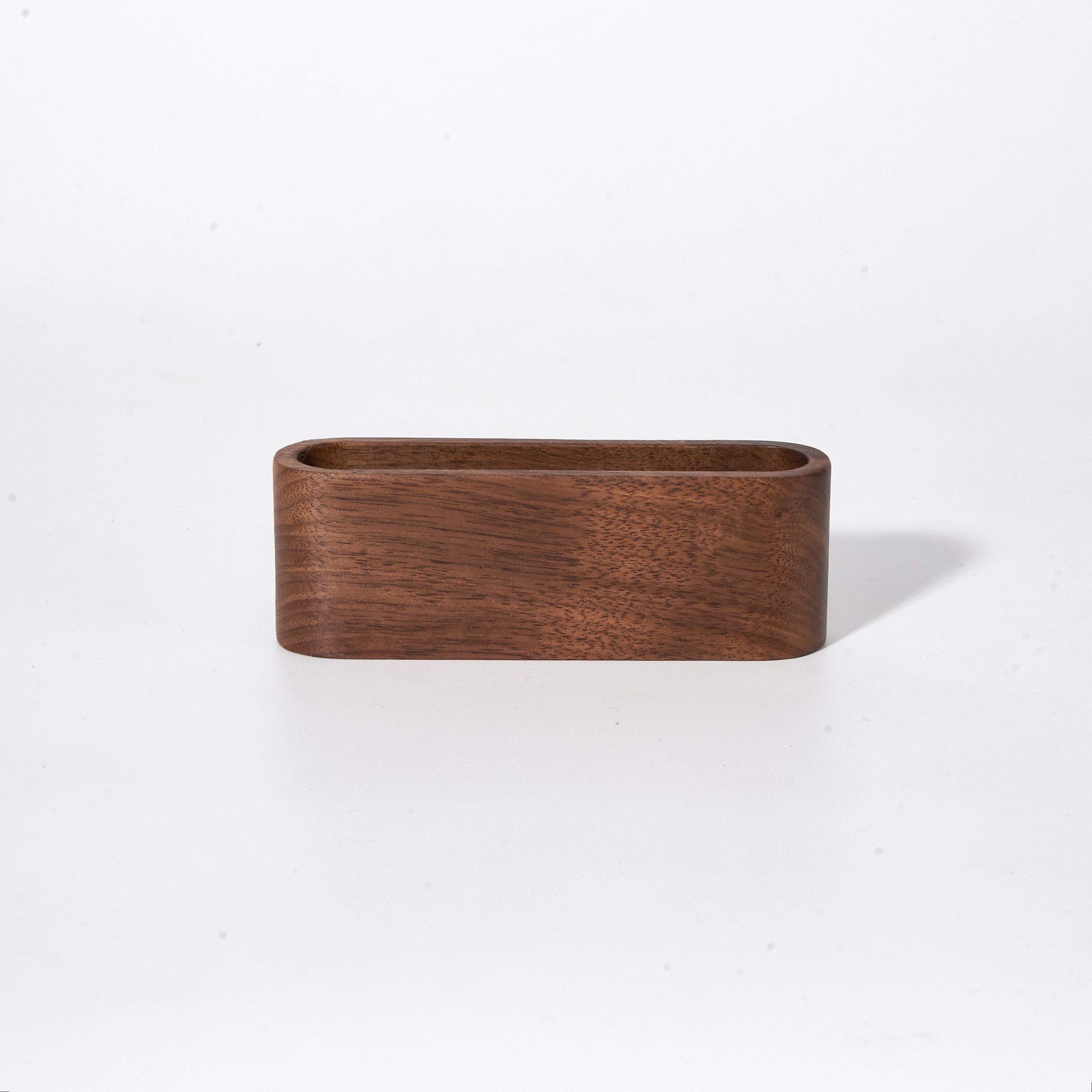 Mokuua Handcrafted Wooden Name Card Place Holder: Business Card Holder ...