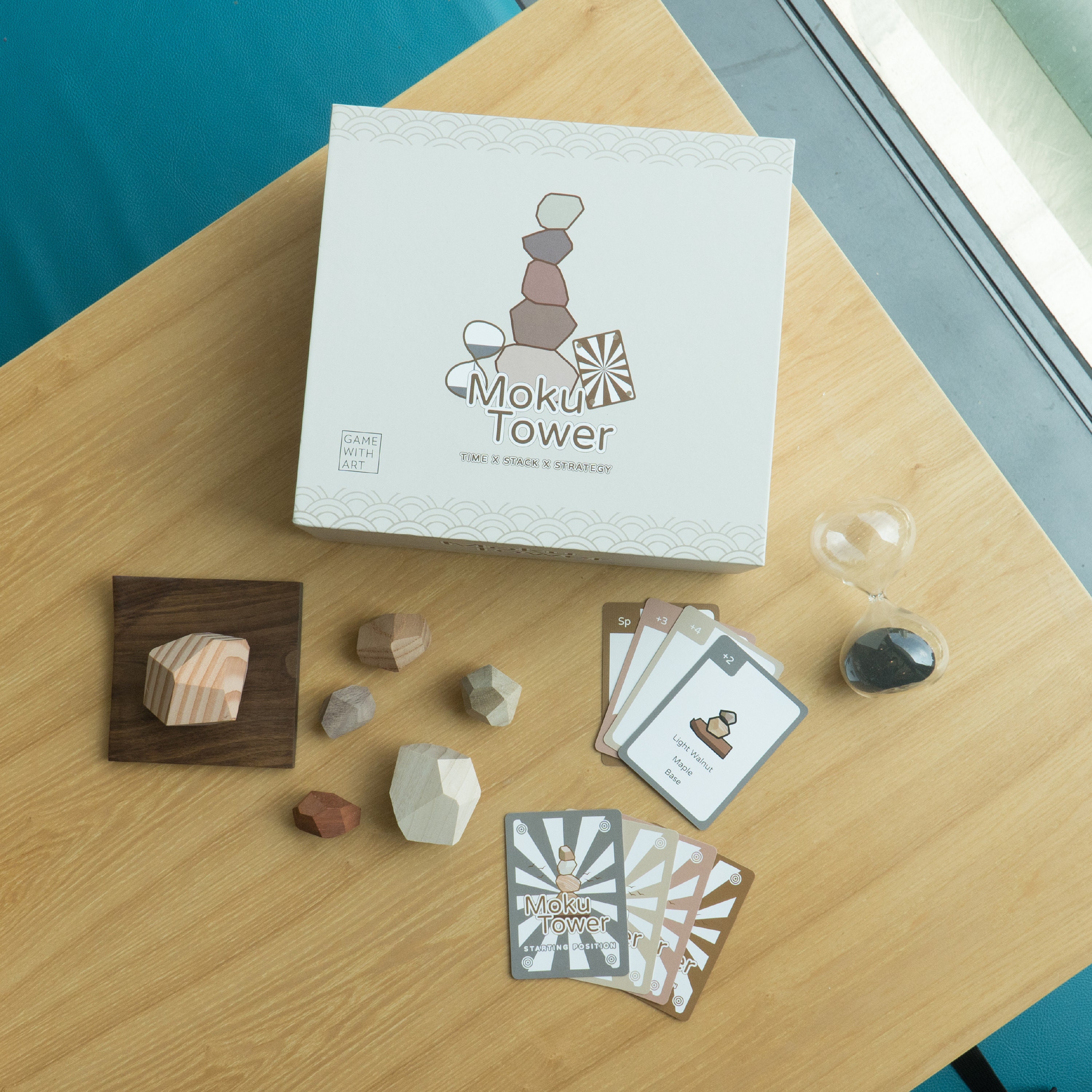 Moku Tower: Home Décor Tabletop Game, Natural Balancing Stones ...