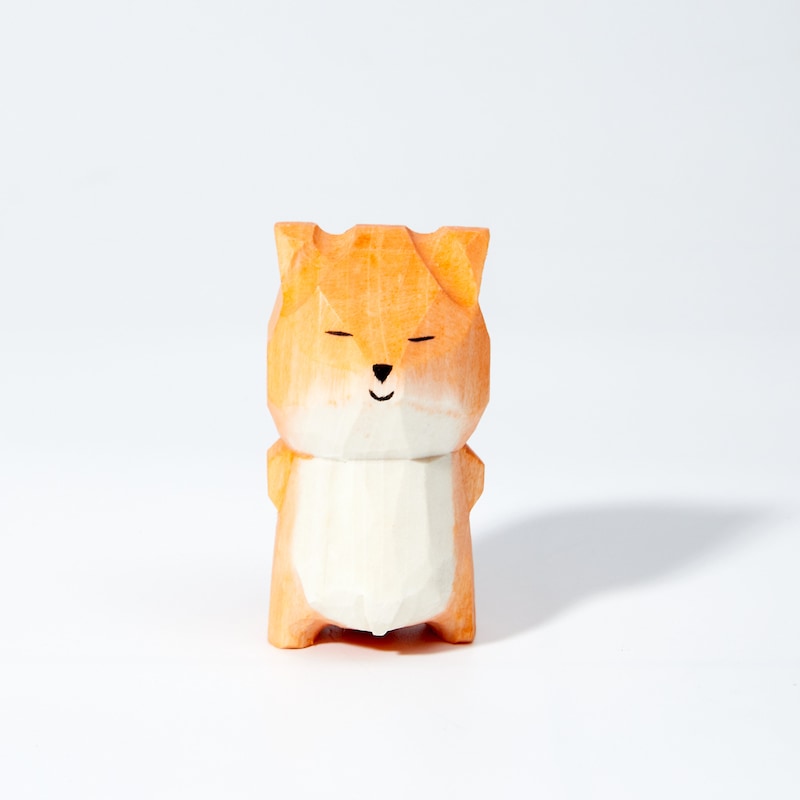 Wooden Fox - Etsy