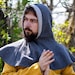 Liripipe Hood - Wool - Linen Cowl - 14th & 15th Century - Gugel ...