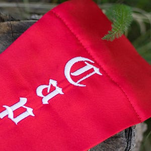 Medieval Belt Flag - 100% Silk - Custom Embroidered Belt Favor - Name ...