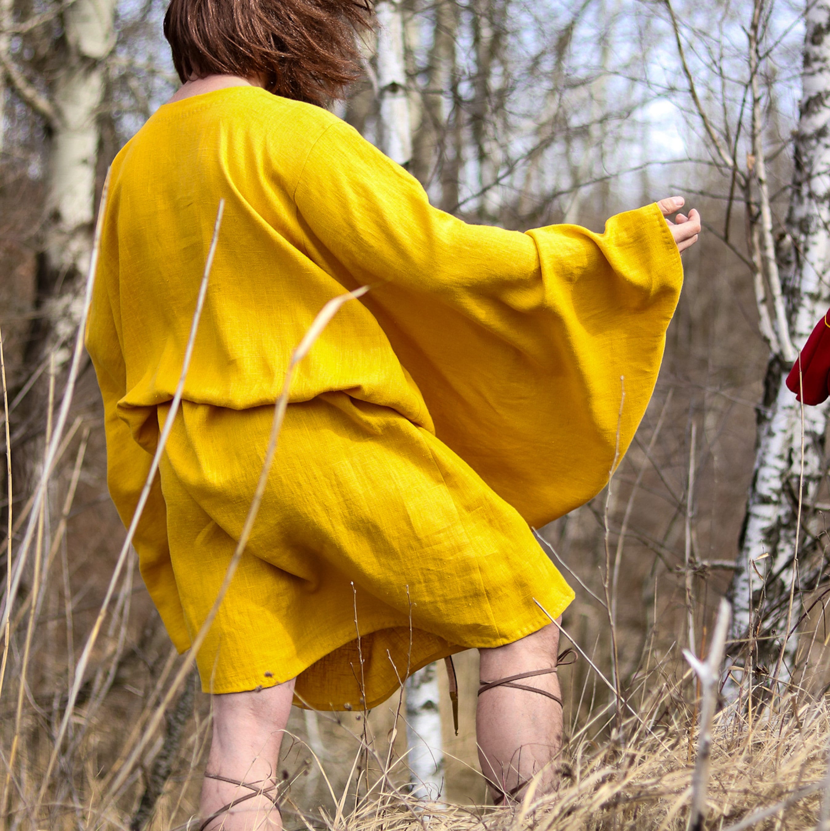 Irish Lèine Irish Renaissance Linen Smock Gaelic Shirt Irish Kern ...