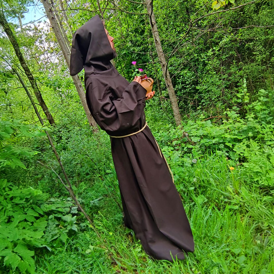 Franciscan Monk’s Habit - Wool Robe - Historical Clothing - Monk’s ...