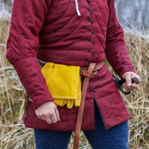 French Pourpoint - 14th Century Purpoint - Linen Gambeson - Late ...