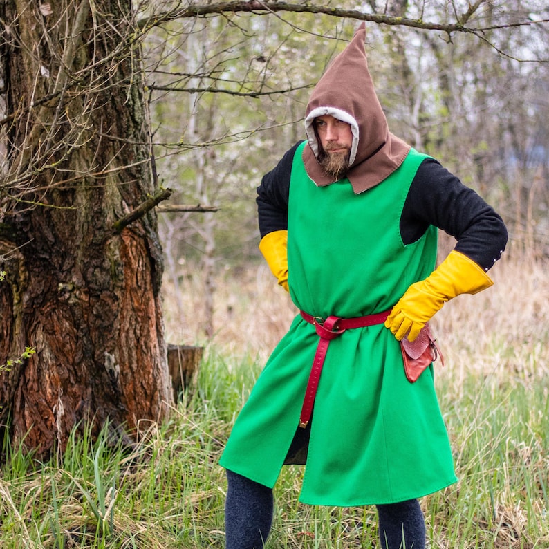 Over-armor Tunic - Woolen Tabard - Wool Medieval Clothing - Knight’s ...
