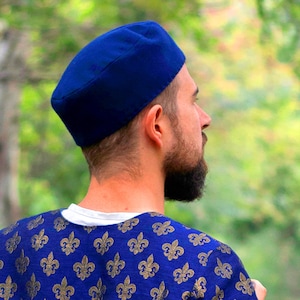 Birka Woolen Hat - Medieval & Viking Wool Round Cap - Basic Medieval ...