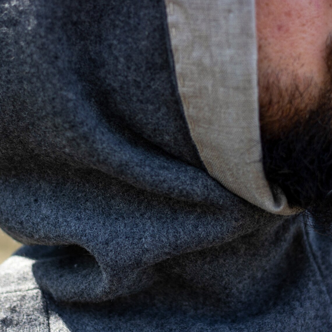 Liripipe Hood Wool Linen Cowl 14th & 15th Century - Etsy