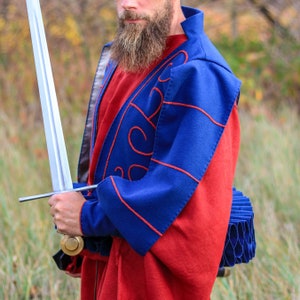 Irish Doublet Ionar With Ruff - Irish Warrior - Gaelic Bonnaght Costume ...