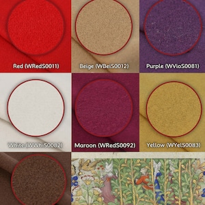 Birka Woolen Hat - Medieval & Viking Wool Round Cap - Basic Medieval ...