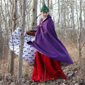 Medieval Cloak With Lining - Middle Ages & Renaissance - Woolen Cape ...