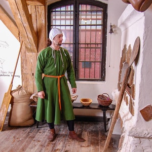 Wool Cotte for Men - 13th & 14th Century Woolen Kirtle - Medieval Tunic ...