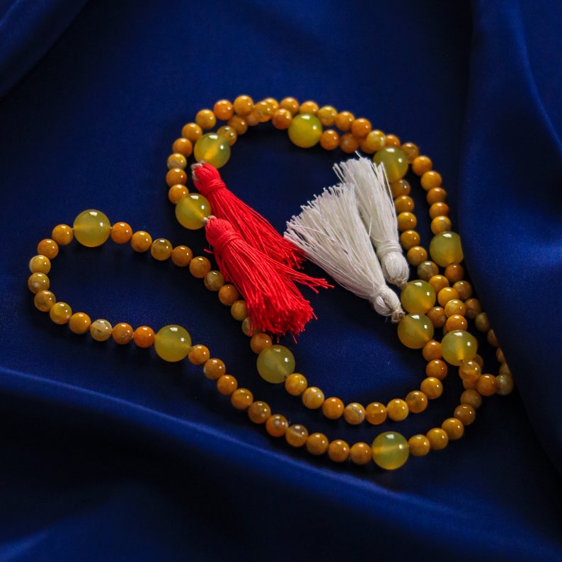 Agate Pater Noster Cord Handcrafted Unique Prayer Bead - Etsy