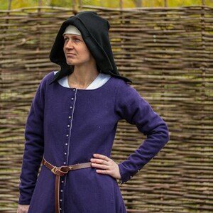Women’s Cotehardie – Woolen Medieval Dress – Kirtle for Medieval Lady ...