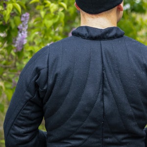 French Pourpoint - Woolen Jacket - 14th Century Woolen Gambeson - Late ...