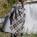 Irish Brat Cloak - Plaid Cape With Fringe - 100% Wool Mantle - Medieval ...