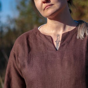 Hedeby Viking Dress for Women - 100% Linen - Inspired by Hedeby ...