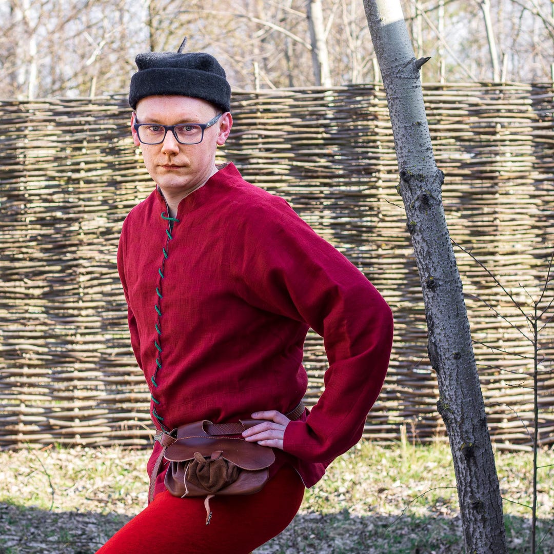 Doublet - 100% Linen - Medieval Clothing for Men - Authentic Historical ...