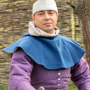 Liripipe Hood - Wool - Linen Cowl - 14th & 15th Century - Gugel ...