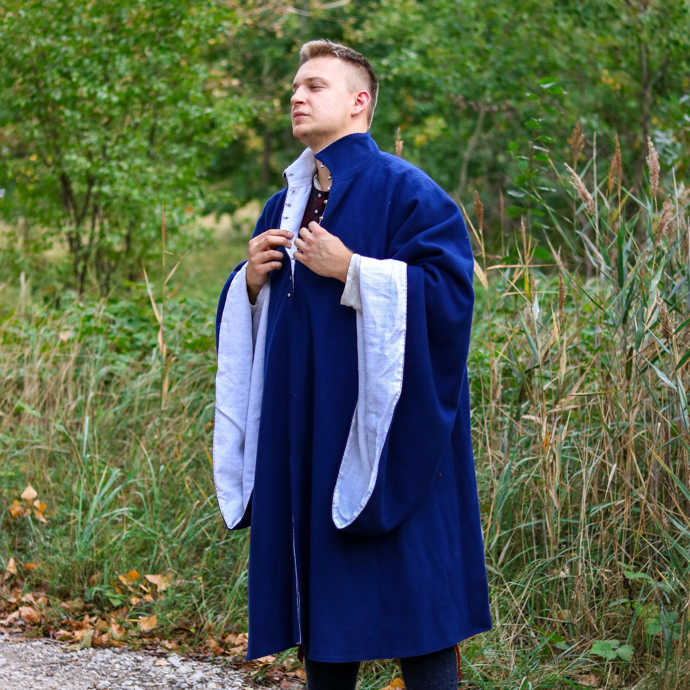 Houppelande - Medieval Dress for Men - Court Dress for 14th & 15th ...