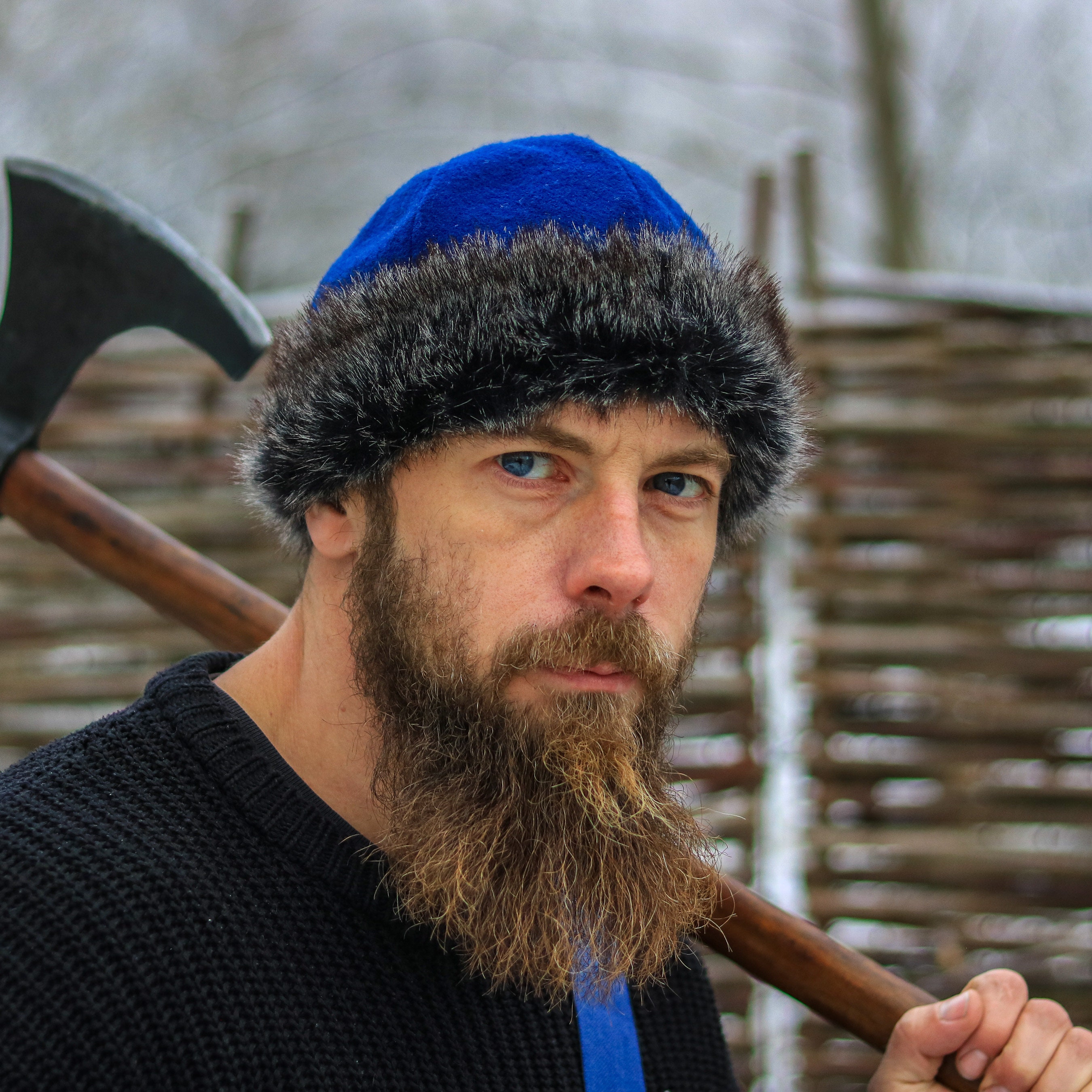 Birka Hat - Woolen Winter Hat for Men and Women - Viking Inspired ...