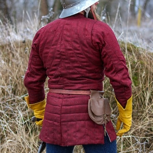 French Pourpoint - 14th Century Purpoint - Linen Gambeson - Late ...