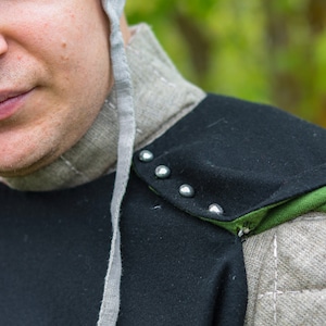 Full Circle Cloak - Medieval Pilgrim Cape From Wool - Reenactment ...