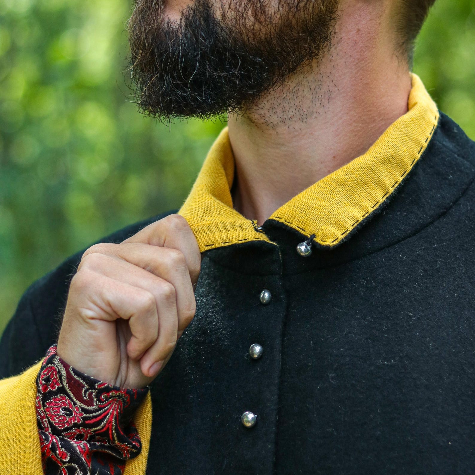 Houppelande - Medieval Dress for Men - Court Dress for 14th & 15th ...