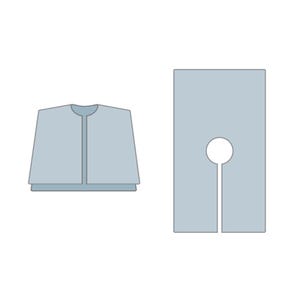 Viking Shawl - Wool Ruana - Wrap Cloak - Historical Celtic-inspired ...