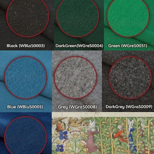 Full Circle Cloak - Medieval Pilgrim Cape From Wool - Reenactment ...