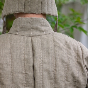 Catalan Knight's Gambeson - Linen Padded Armor - Medieval Aketon - 14th ...