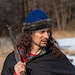 Early Medieval Round Birka Hat - Wool & Natural Fur Trim - Handmade ...