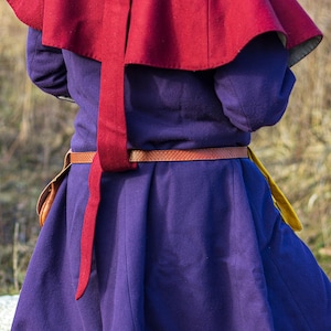 Liripipe Hood Alexander – Wool & Linen - 14th-15th Century - Classic ...