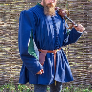 Medieval Pleated Robe Willem - Over-armor Tunic - Tabard - Knight’s Surcoat - Late 15th Century ...