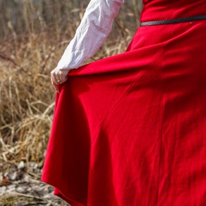 Women’s Cotte Emma - Medieval Wool Dress With Short Sleeves - Simple ...