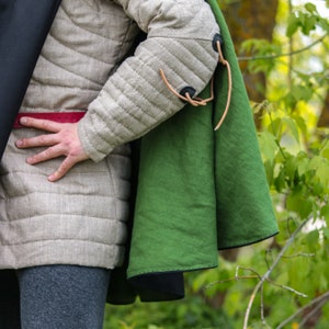 Full Circle Cloak - Medieval Pilgrim Cape From Wool - Reenactment ...