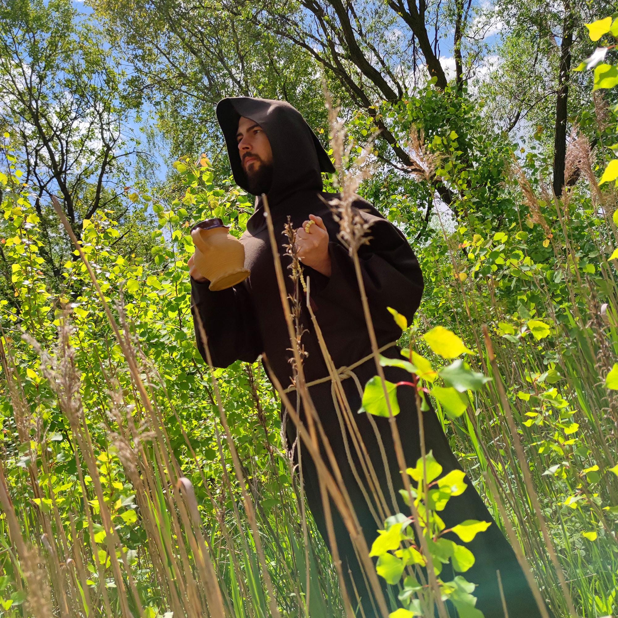 Franciscan Monk’s Habit - Wool Robe - Historical Clothing - Monk’s ...
