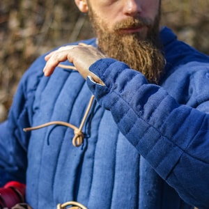 Linen Sir Robert Pourpoint - Medieval Gambeson - 14th & 15th Century ...