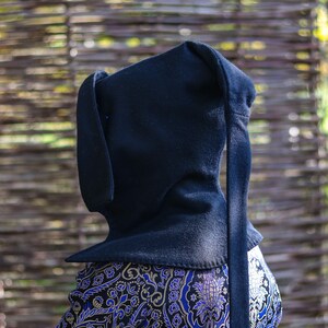 Gremlin Hood Medieval Womens Cowl 15th Century Headwear for Reenactment ...