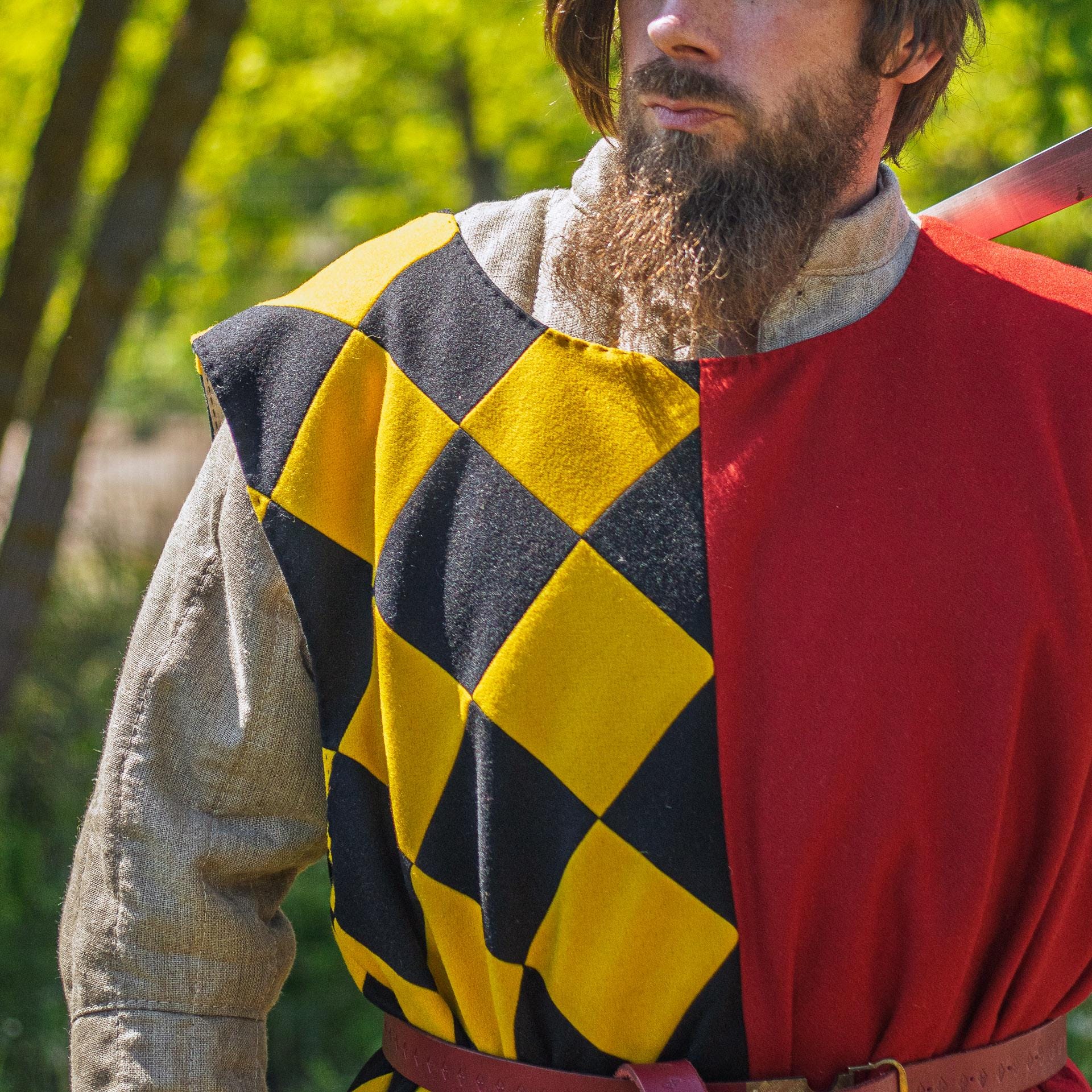 Over-armor Tunic - Customizable Woolen Tabard - Over-tunic - Armor Surcoat - LARP Costume ...