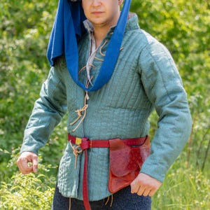 Dutch Gambeson - Diamond-patterned Linen - 15th Century Clothing ...
