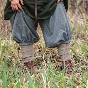 Hedeby Viking Baggy Pants - Early Medieval Woolen Breeches - Rus ...