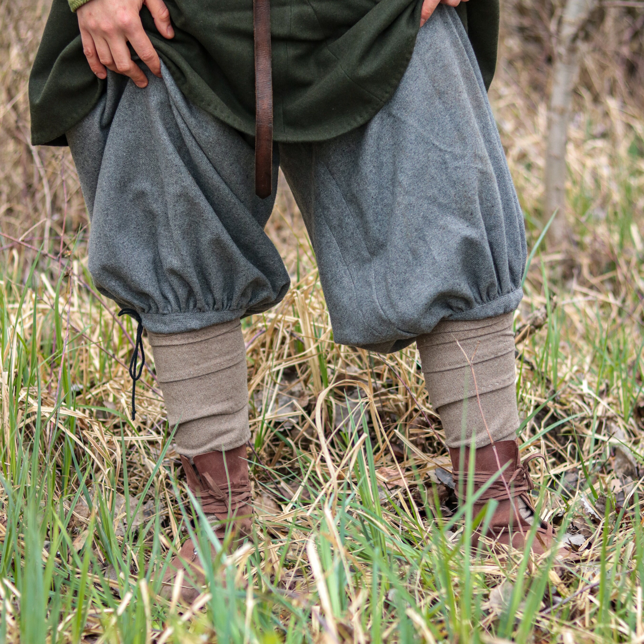 Hedeby Viking Baggy Pants - Early Medieval Woolen Breeches - Rus ...