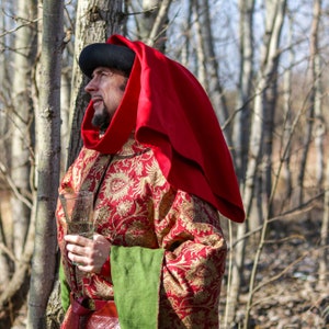 Woolen Chaperon - Medieval Hat for Men - Medieval & Renaissance ...