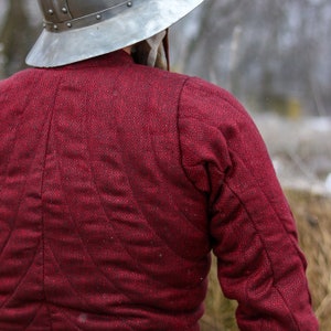 French Pourpoint - 14th Century Purpoint - Linen Gambeson - Late ...