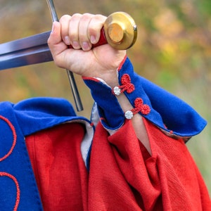 Irish Doublet Ionar With Ruff - Irish Warrior - Gaelic Bonnaght Costume ...
