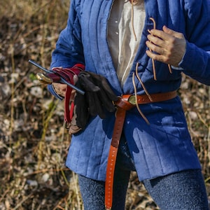 Linen Sir Robert Pourpoint - Medieval Gambeson - 14th & 15th Century ...