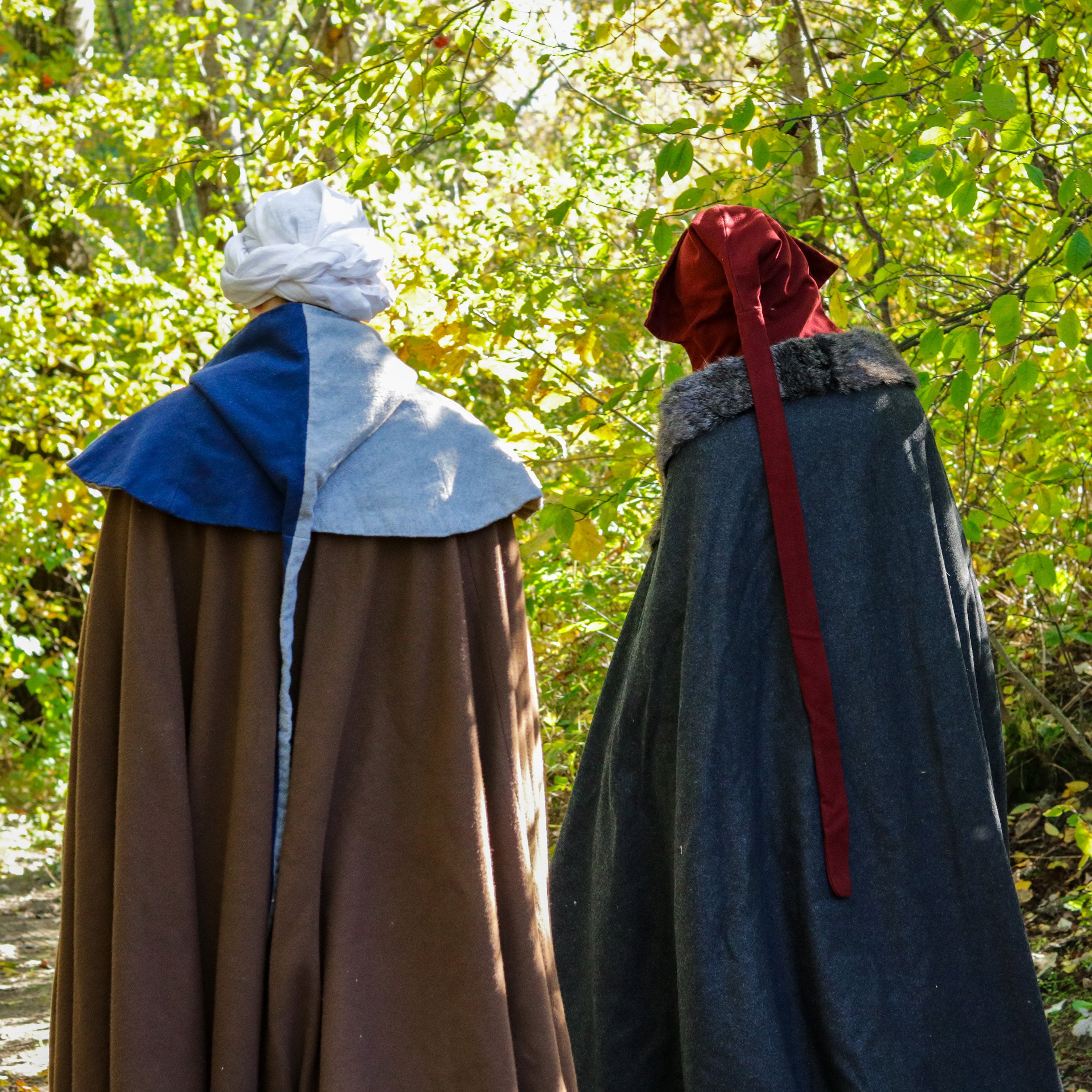 Gremlin Hood - Medieval Women’s Cowl - 15th Century Headwear for ...