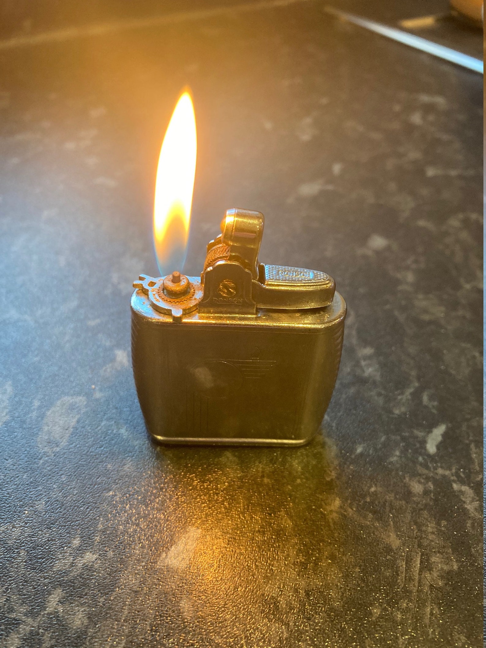 Vintage Ronson Lighter-Art Deco 1950's Viking Lighter | Etsy