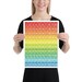 Rainbow Number Chart Ombre Number Chart Classroom Chart - Etsy