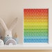 Rainbow Number Chart Ombre Number Chart Classroom Chart - Etsy